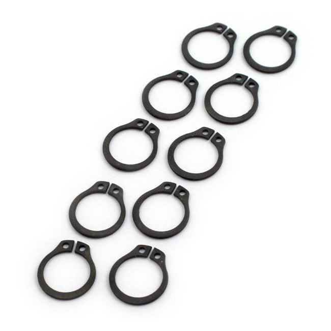 RETAINING RINGS - Cam chain tensioner: 99-06 Twin Cam. Kickstarter arm ...