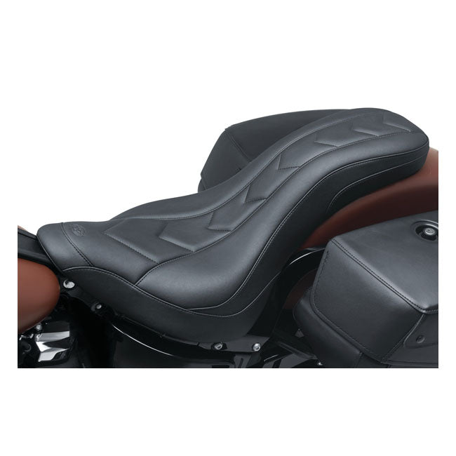 Mustang, DayTripper 2-up one-piece seat - Softail: 18-23 Heritage FLHC ...