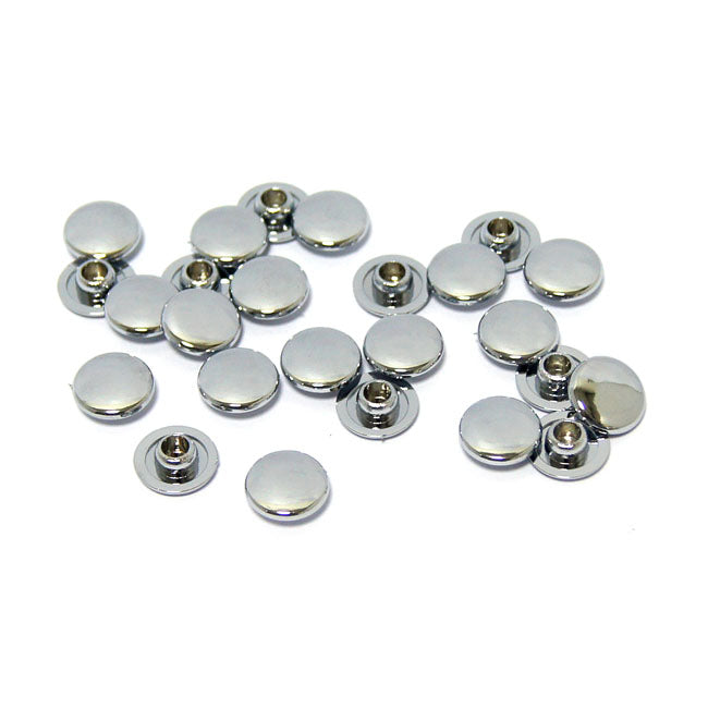Push-in mushroom allen head plugs M8. Chrome - M8 threaded allen head ...