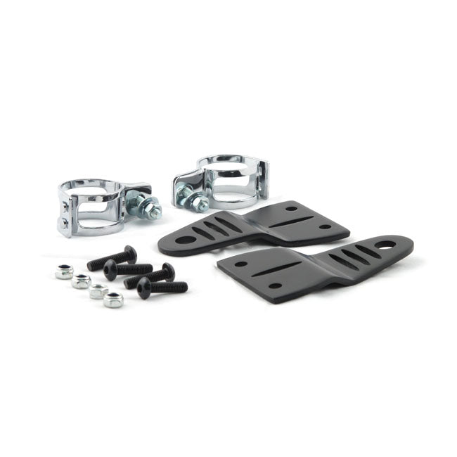 Striker, slotted side mount headlamp bracket assembly. Black ...