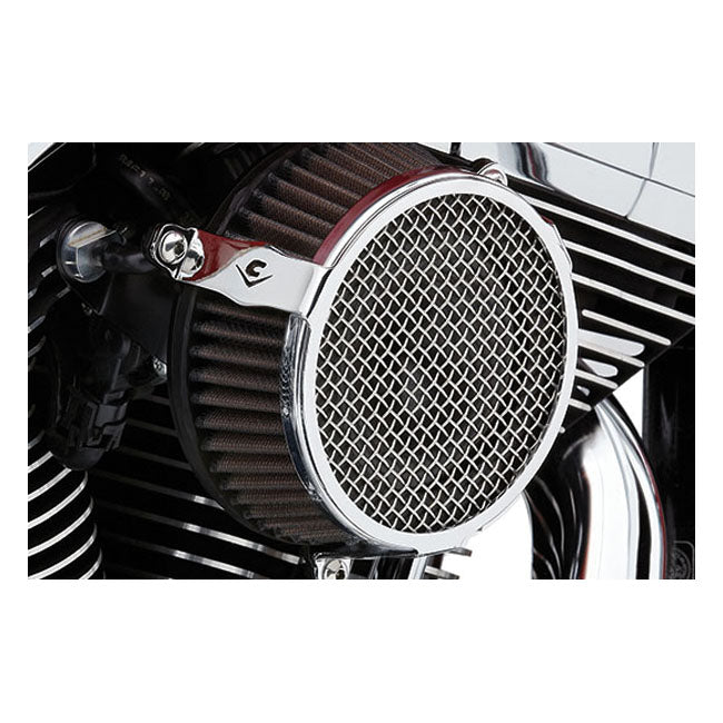 Cobra, Naked air cleaner kit. Plain. Chrome - 04-22 XL (excl. XR1200 ...