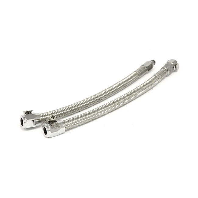 Goodridge, QD fuel crossover line clear braided stainless - Universal ...
