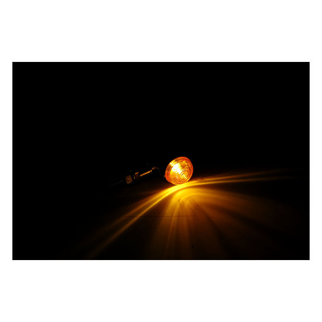 Micro Bullet, 12V halogen turn signals. Chrome, plain ...