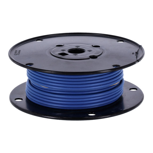 Wire on spool, 10 gauge. 100 ft. Blue - – Roadside Repair Shop