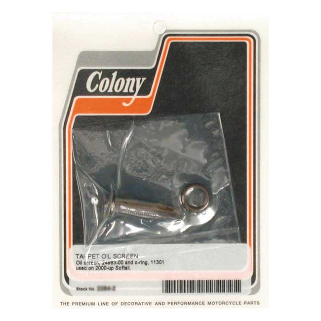 Colony, oil screen kit - 00-17 Softail (NU) – roadsiderepairshop