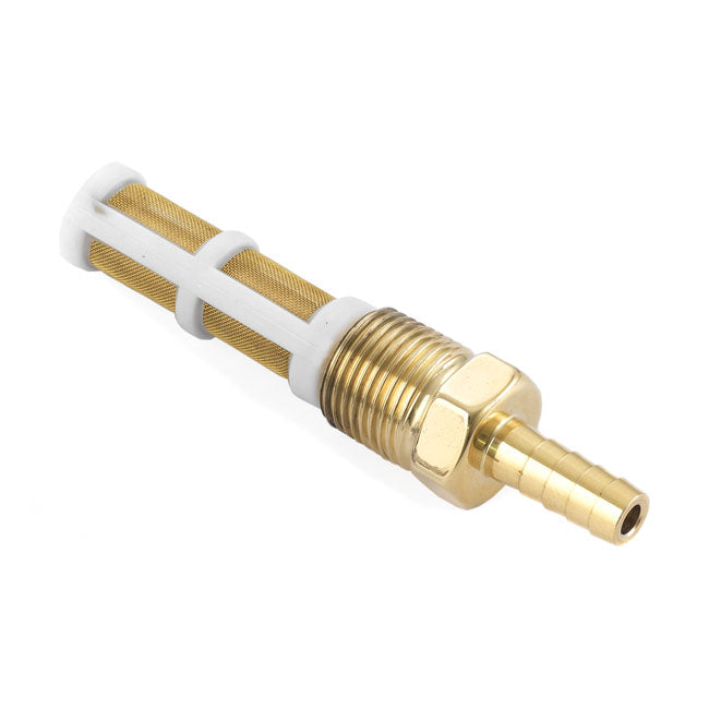 K-Tech brass 3/8" NPT custom fuel line fitting polished ...