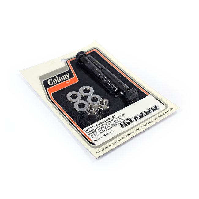 Colony, gas tank mount kit black – roadsiderepairshop