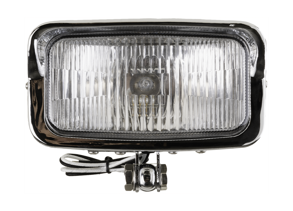 Headlight rectangular design chrome – roadsiderepairshop