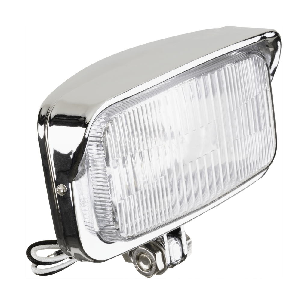 Headlight rectangular design chrome – Roadside Repair Shop