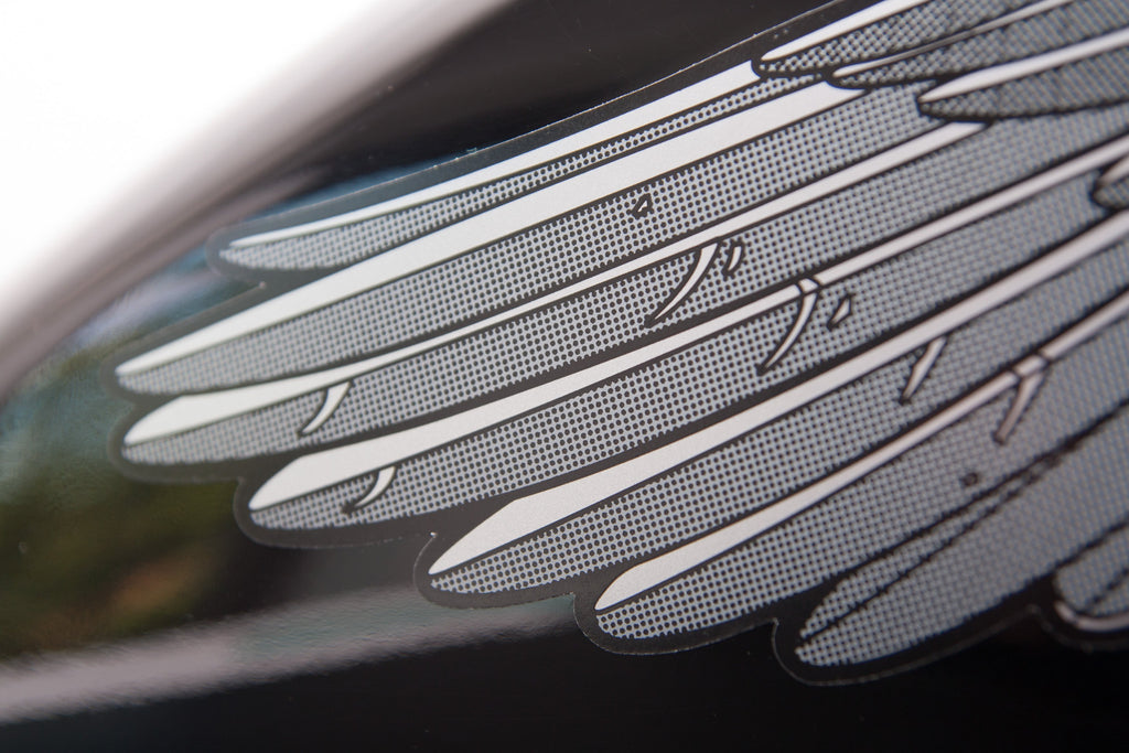 EARLY 80S SHOVELHEAD WINGS GRAY/SILVER – roadsiderepairshop