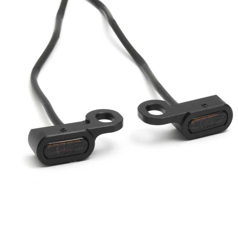 Mini LED turn signals for handlebar switch Softail Slim, Fat Boy S 201 ...