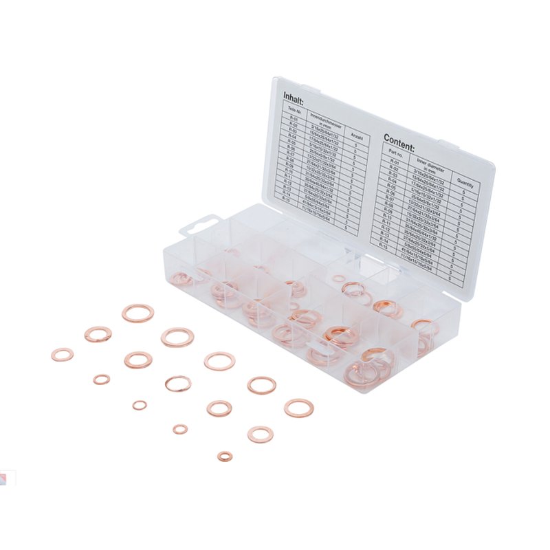 Sealing ring assortment 75-piece for inch oil drain plugs ...